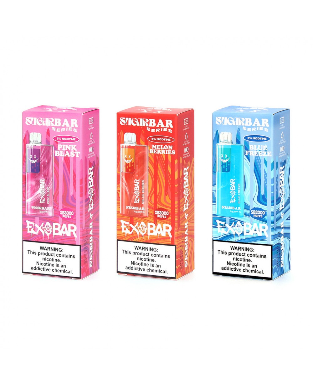 Buy Exodus Exobar x Sugar Disposable Vape | 8000 Puffs Online
